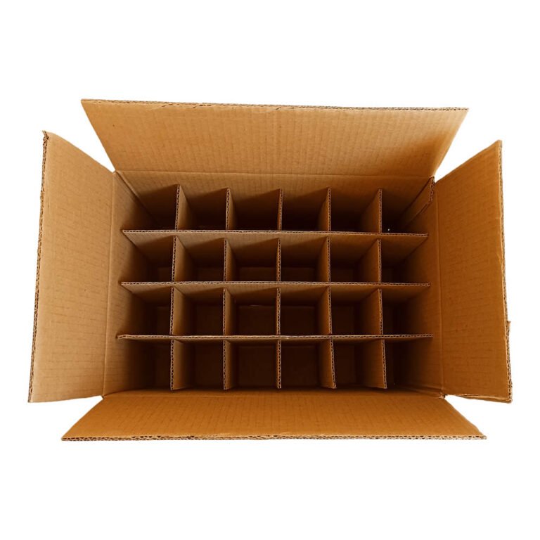 60 Cajas de cartón doble corrugado 24 cervezas - Box Zone